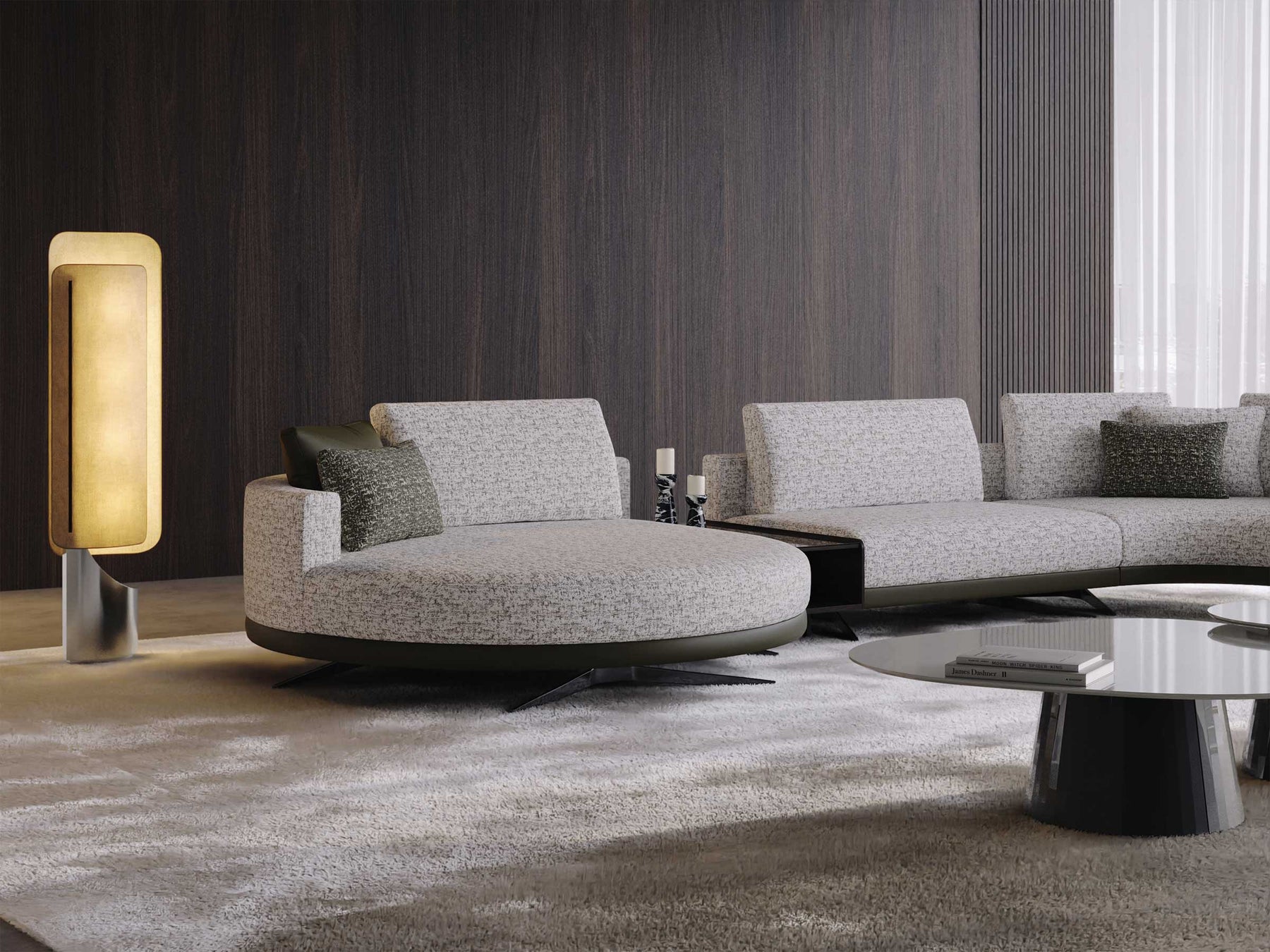 Mix Round Corner Sofa | Lazzoni Furniture