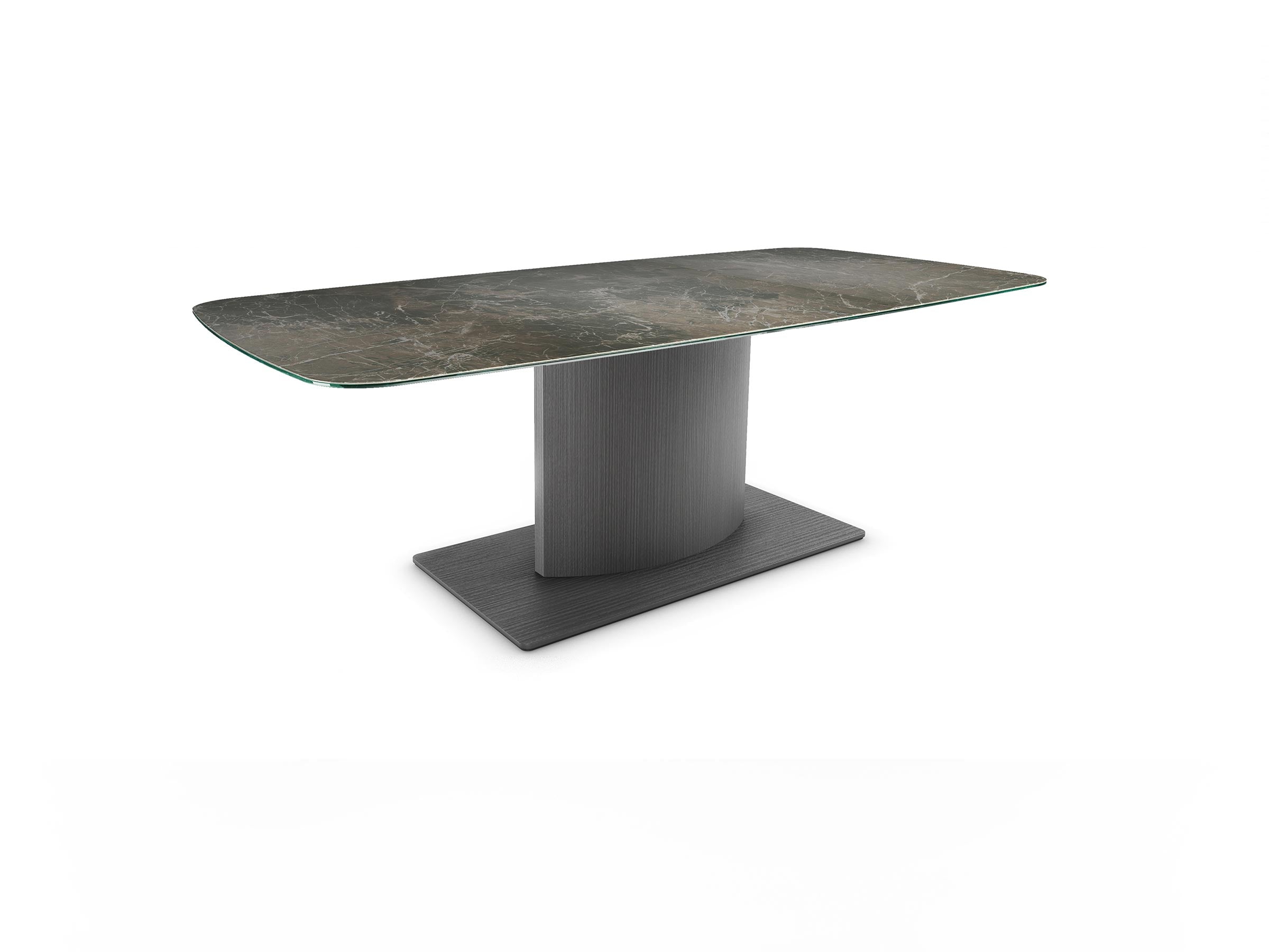 Raena Glass/Ceramic Table | LAZZONI Furniture