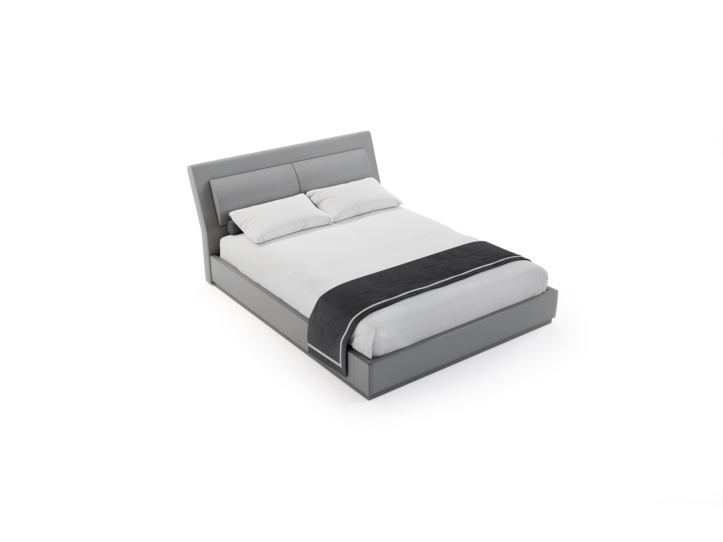 Trevo Storage Bed with Fabric Bed Frame Lazzoni Furniture